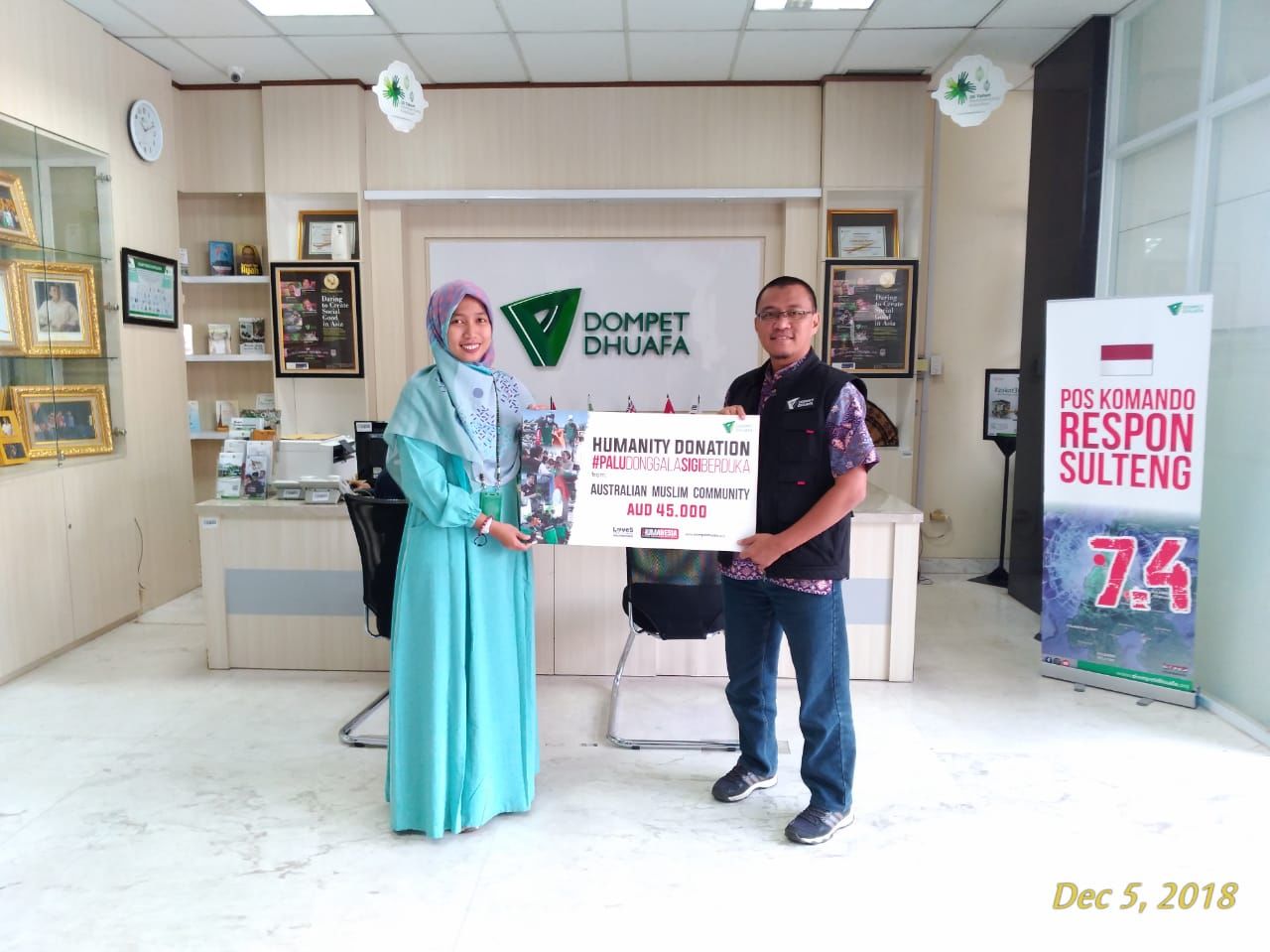 Komunitas Muslim Indonesia Di Australia Kembali Salurkan Donasi untuk ...