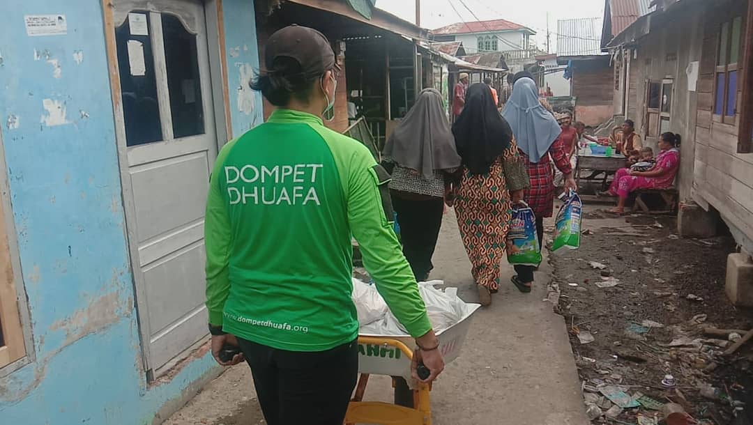 Bantuan Untuk Korban Kebakaran di Jaring Halus