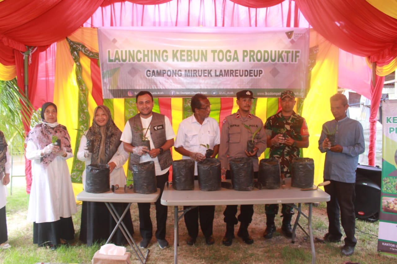LKC Aceh Resmikan Kebun Tanaman Obat Keluarga Produktif