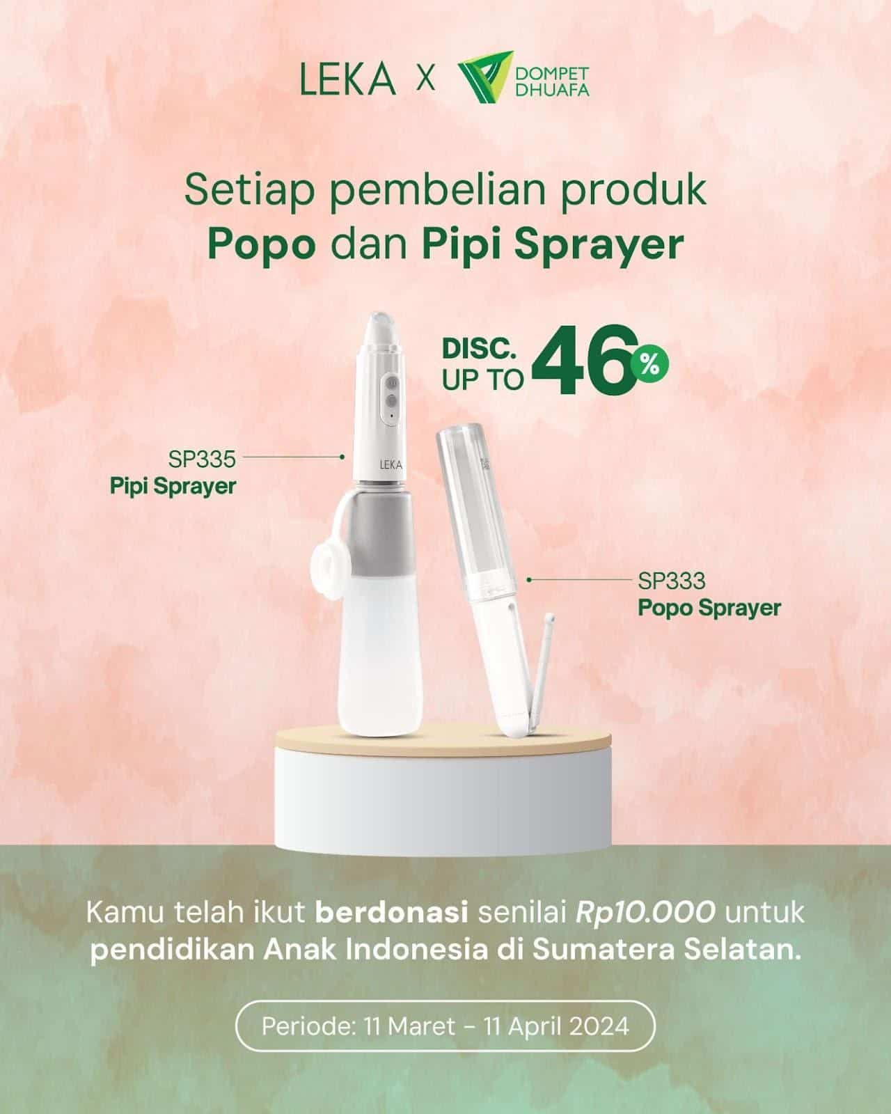 Satu Transaksi Sejuta Donasi LEKA untuk Anak-Anak Palembang