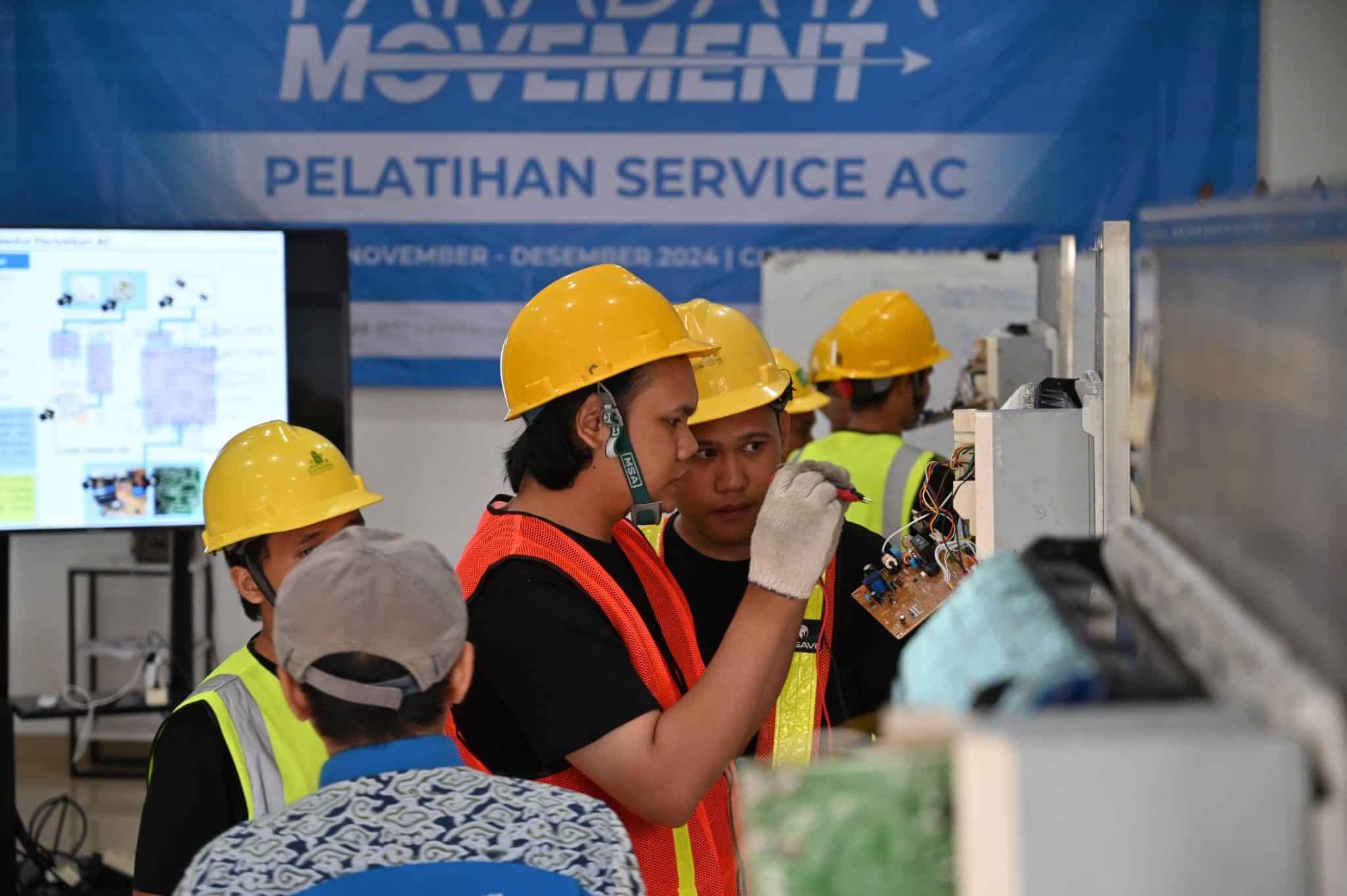 Pelatihan Service AC, Upaya DD Cetak Tenaga Kerja Terampil