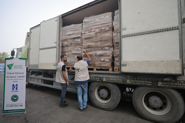 Frozen and Canned Qurban Meat Aid Gaza Hunger Crisis